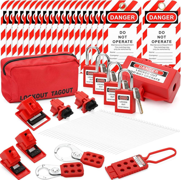 LOCKOUT TAG OUT KIT – Hazard Fire & Safety Equipment Co., LLC